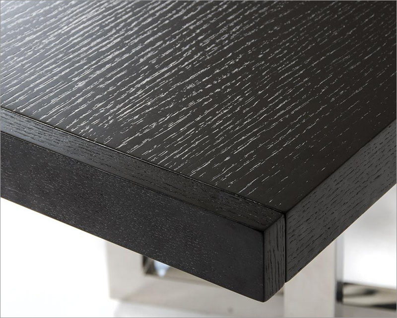 Modern Black Extendable Dining Table 44D2736XT