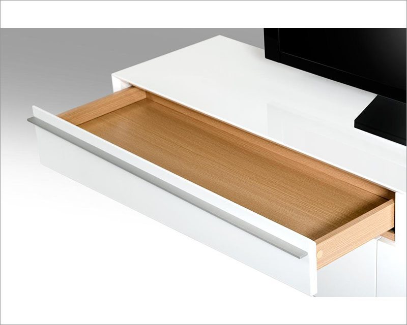 Modern White Gloss Lacquer TV Stand 44ENT068-WHT