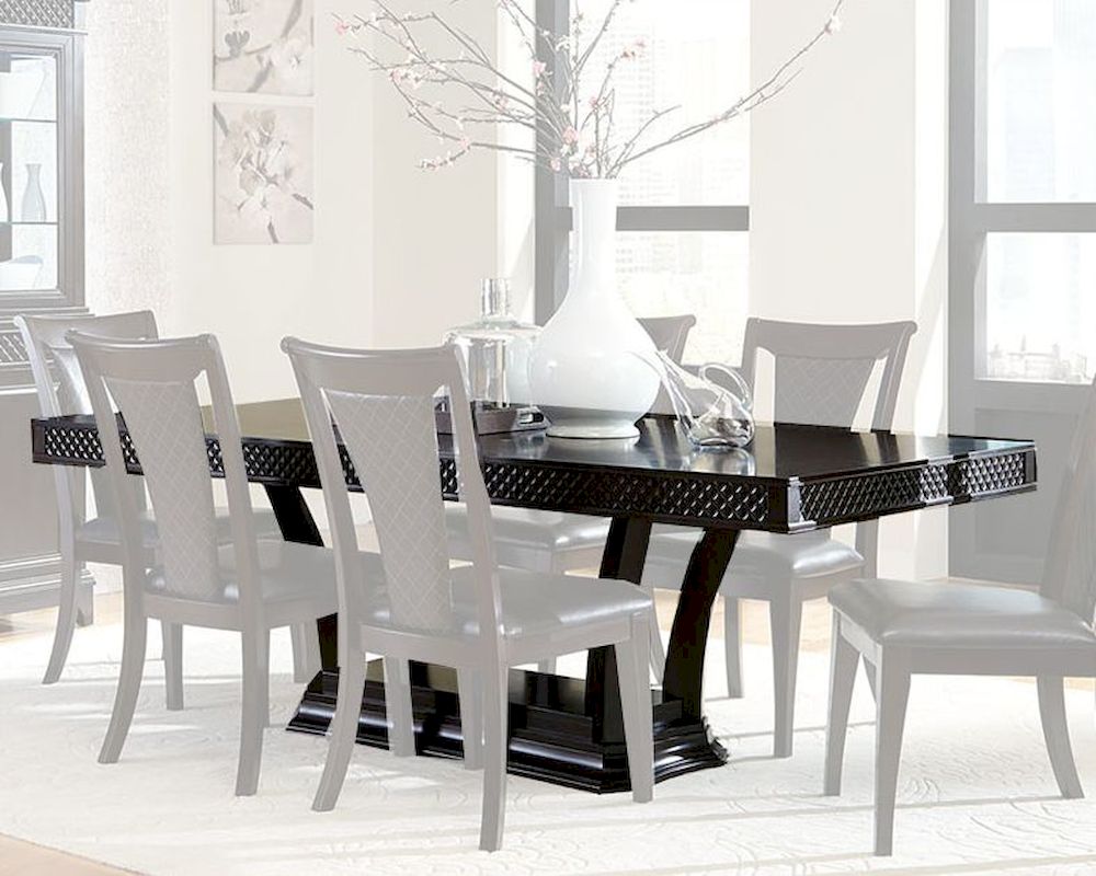 Najarian Furniture Pedestal Dining Table Sonoma NA-SNTB