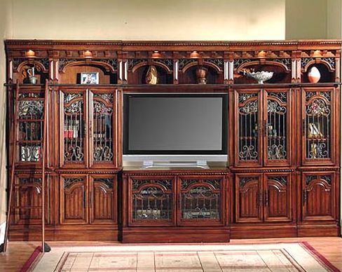 Parker House Library Entertainment Center Set PH-BAR-4