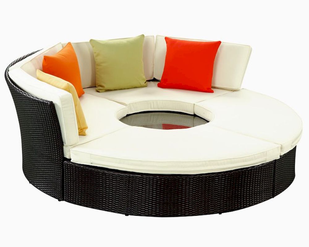 Pursuit Circular Outdoor Daybed in Multicolor by Modway MY-EEI956EMU