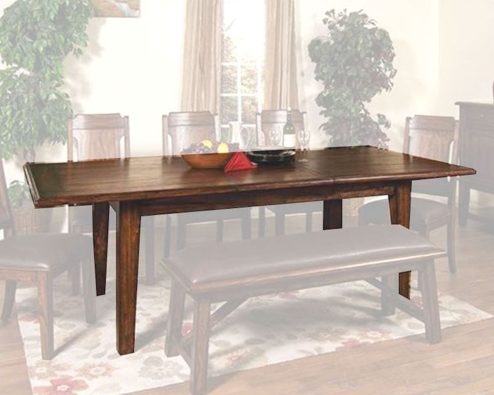 Sunny Designs Safari Extension Dining Table SU-1159SB