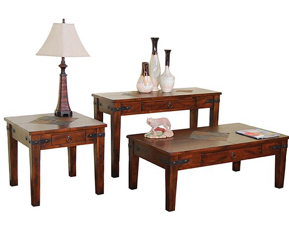 Sunny Designs Santa Fe Coffee Table Set SU-3160DC-Set