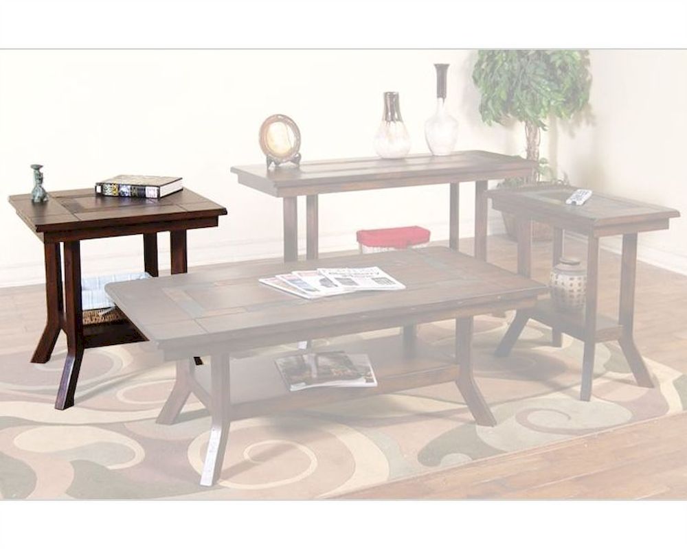 Sunny Designs Santa Fe End Table SU-3175DC-E