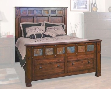 Sunny Designs Santa Fe Storage Bed SU-2322DC-BED