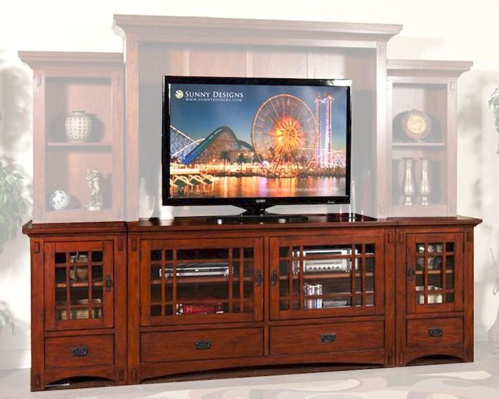 Sunny Designs Traditional Style TV Console SU-3439BC-TC-1