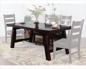 Vineyard Dining Set w/ Rectangular Table by Sunny Designs SU-1367RMs