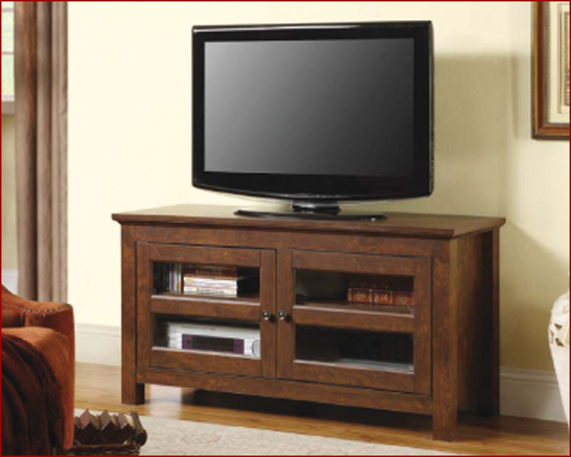 Walker Edison 44in Full-Door TV Console Coronado WE-WQ44CFDTB