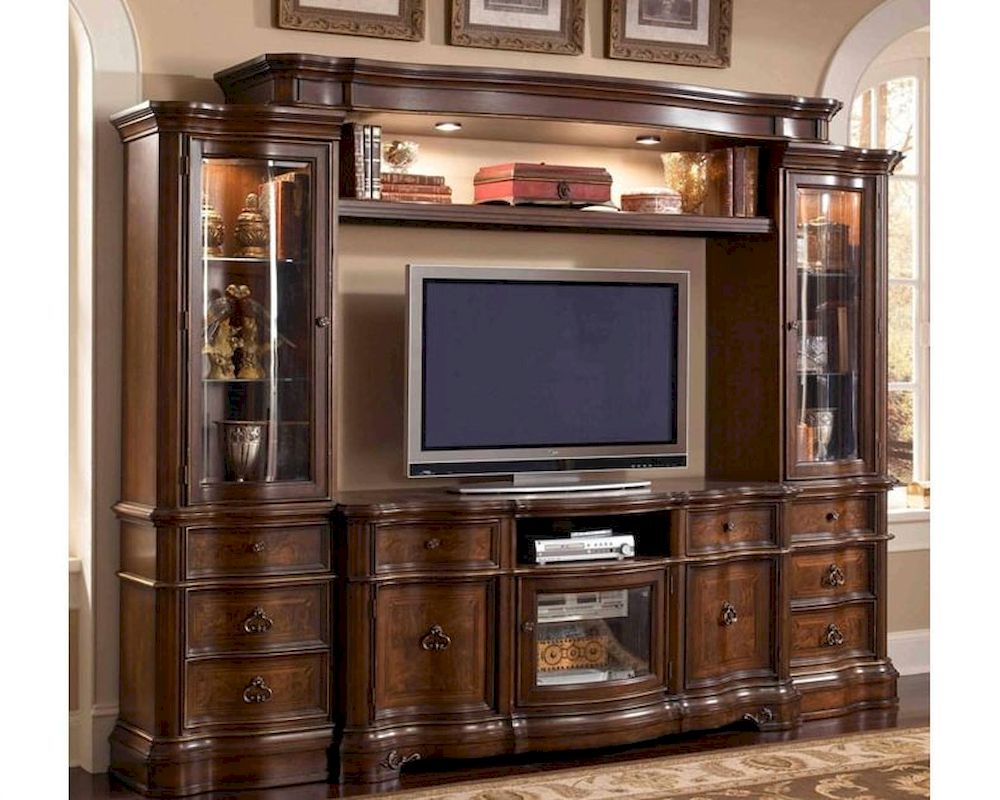 Wall Unit in Classic Cherry Finish MCFE9100