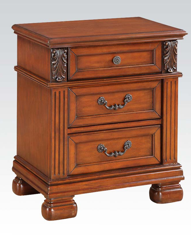 Walnut Finish Nightstand Manfred by Acme Furniture AC22773