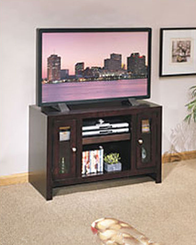 Whalen Entertainment TV Console in Chocolate Maple GO-DMECON-CM