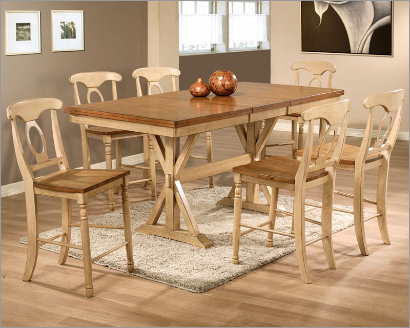 Winners Only Almond/Wheat Counter Height Dining Set WO-DQT13678Ws