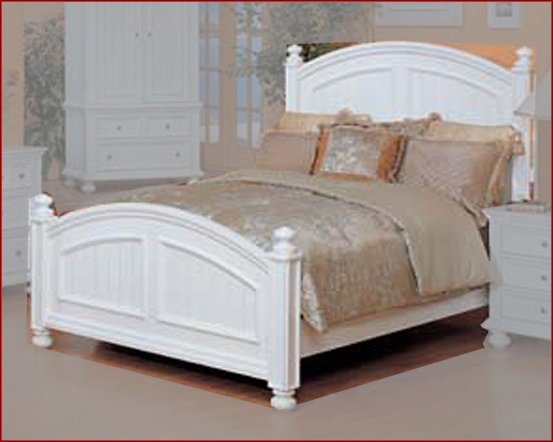 Winners Only White Bed Cape Cod WO-BP1001