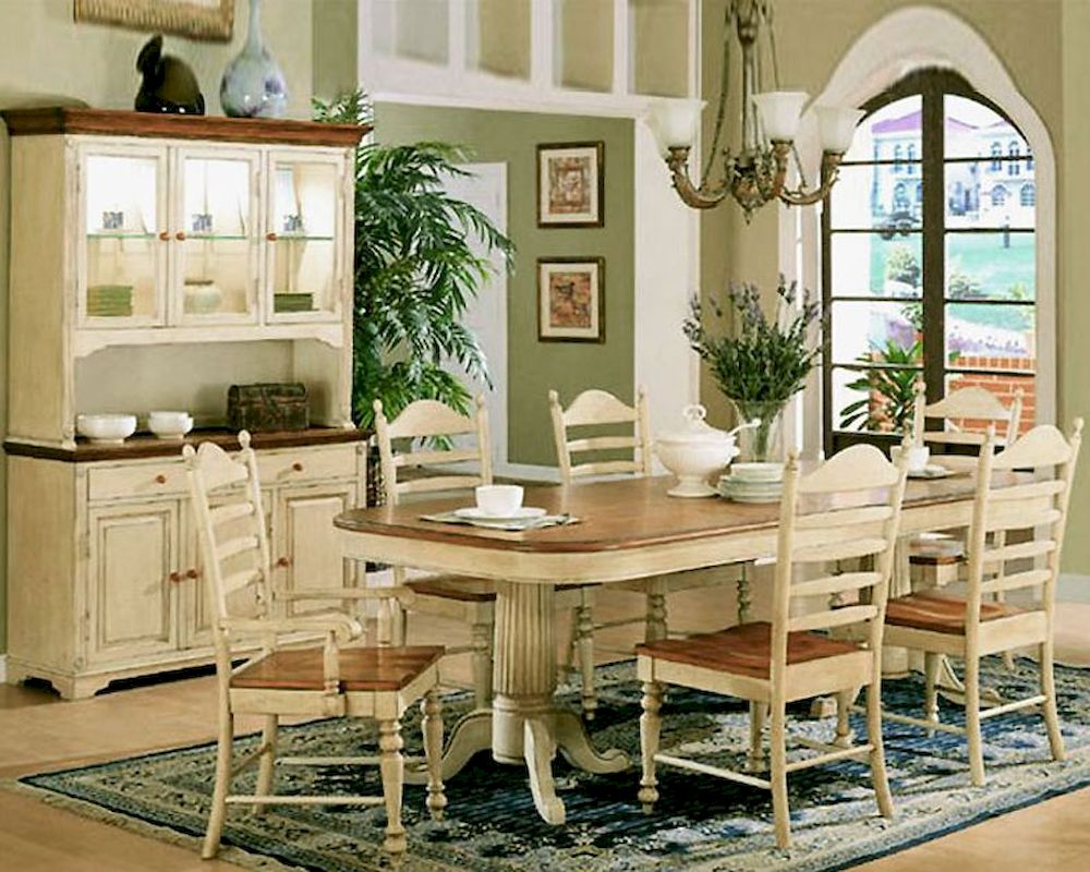 Winners Only Cottage Honey/Buttermilk Dining Set WO-DC4296HBs