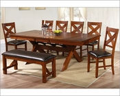Winners Only Dining Table Edgewater in Walnut Finish WO-DEW14090