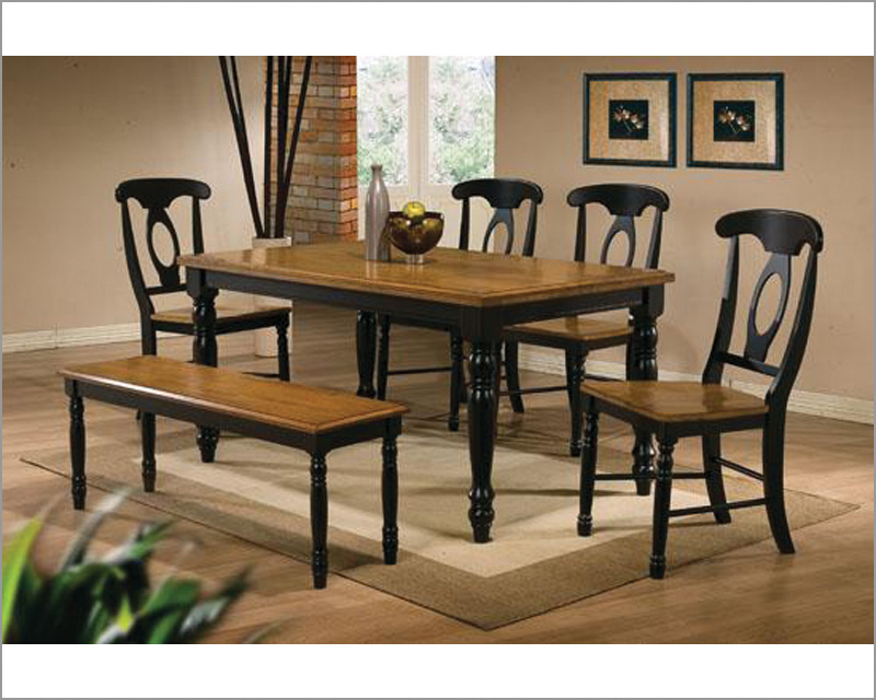 Winners Only Dining Set in Almond/Ebony WO-DQ13660AEs