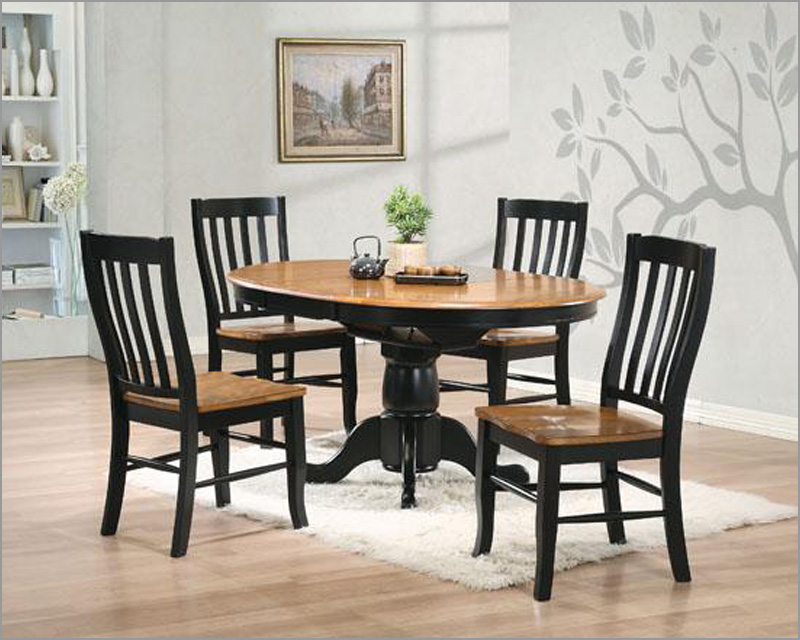 Winners Only Dining Set in Almond/Ebony WO-DQ14257AEs