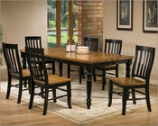 Winners Only Dining Set in Almond/Ebony WO-DQ13660AEs