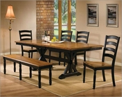 Winners Only Dining Set in Almond/Ebony WO-DQ13660AEs