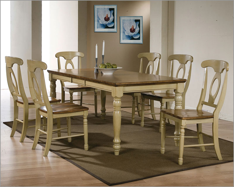 Winners Only Dining Set in Almond/Green WO-DP13675AGs