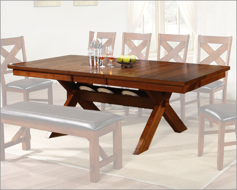 Winners Only Dining Table Edgewater in Walnut Finish WO-DEW14090