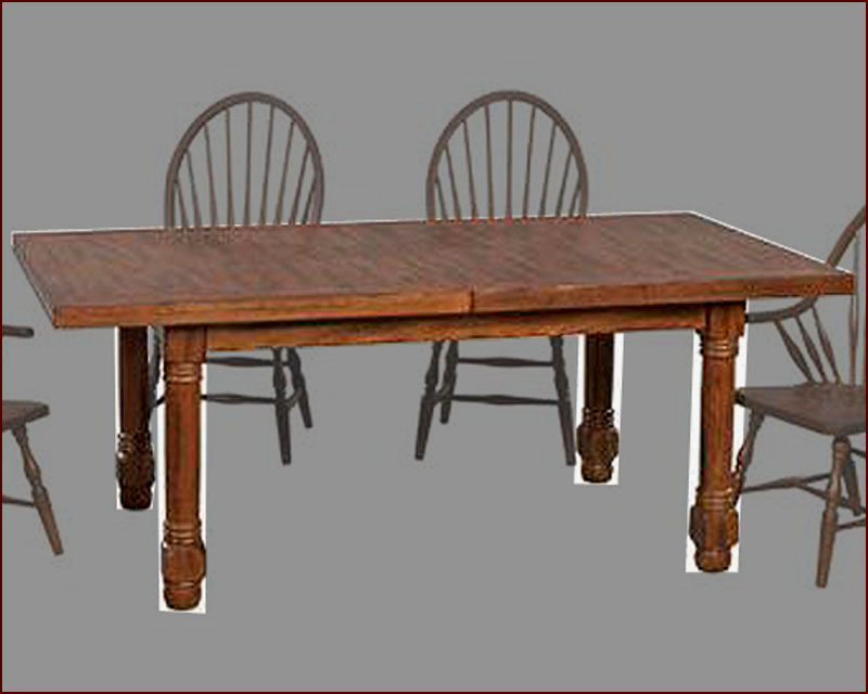 Winners Only Dining Table Worthington in Dark Oak WO-DW14296