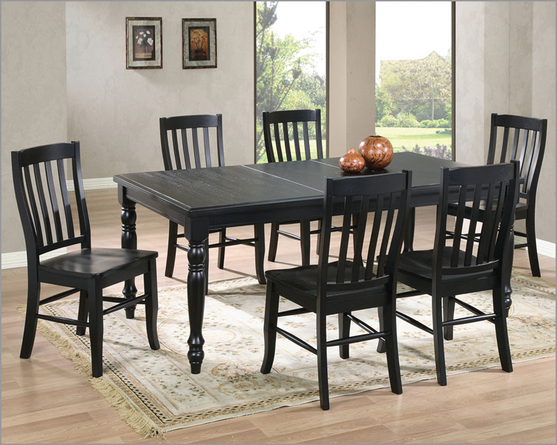 Winners Only Ebony Dining Set Quails Run WO-DQ14278Es