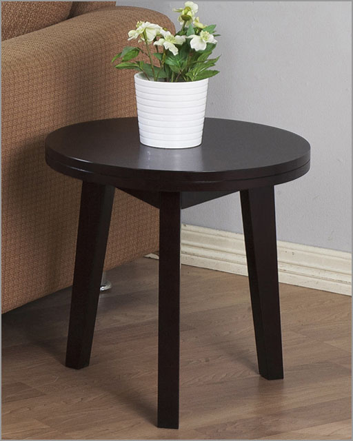 Winners Only Short Side Table Action in Espresso Finish WO-AA100SX
