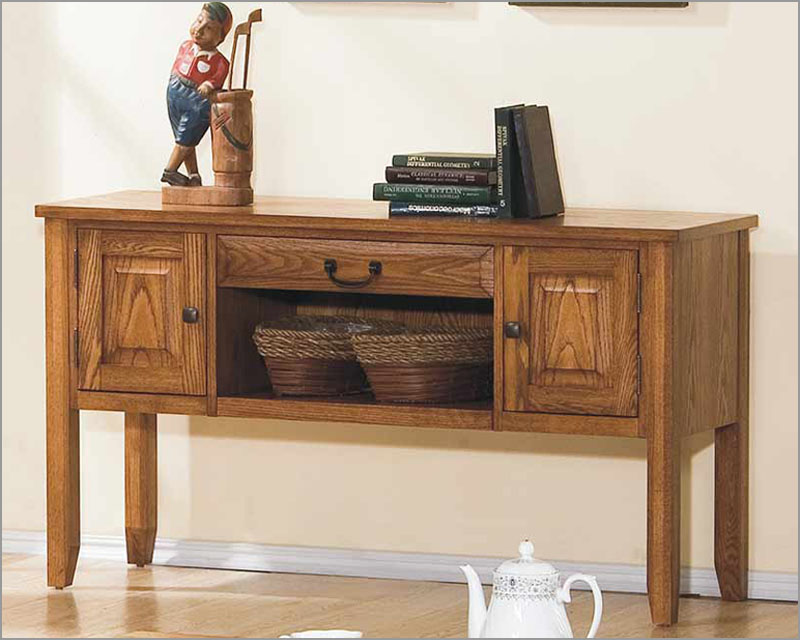 Winners Only Sofa Table / Writing Desk Zahara in Light Oak WO-AZL100S
