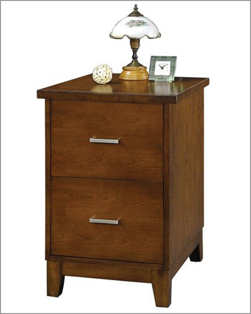 Winners Only Two Drawer File Cabinet Koncept in Brown Cherry WO-GK118