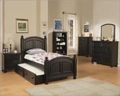 Winners Only 3 Drawer Night Stand Cape Cod in Ebony WO-BE1005