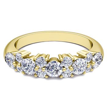 Garland Diamond Wedding Anniversary Ring in 14k Gold|My Love