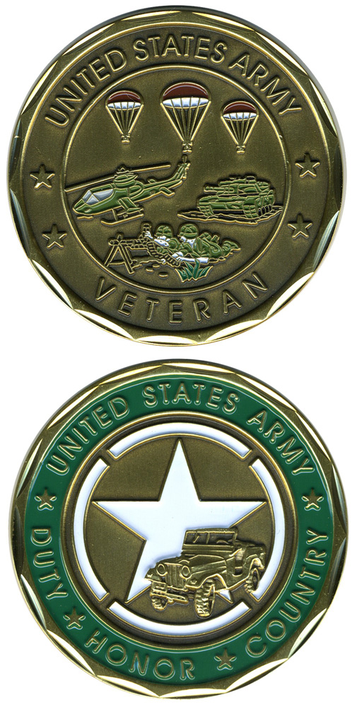 ARMY VET COIN