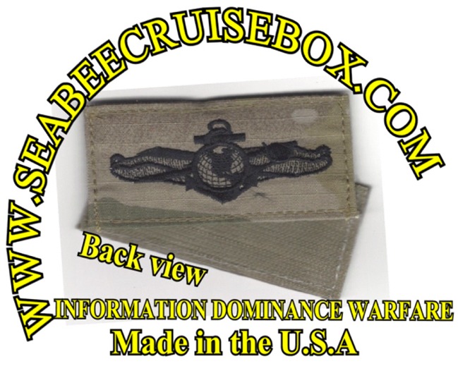 INFORMATION DOMINANCE Warfare Specialist patch in (OCP) MultiCam with ...