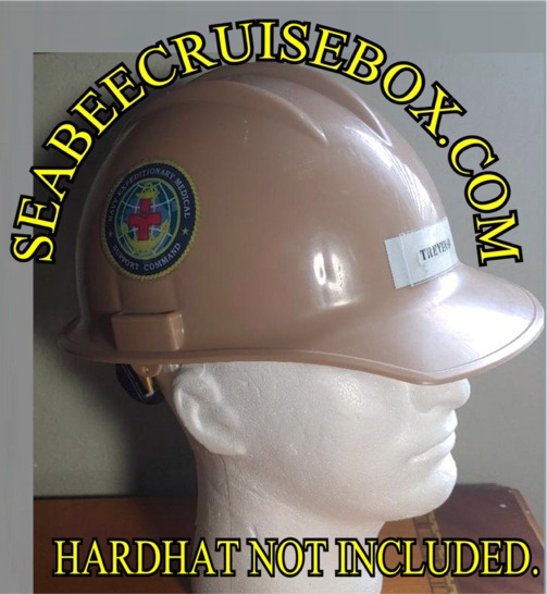 Navy Expeditionary Medical Support Command command hardhat stickers