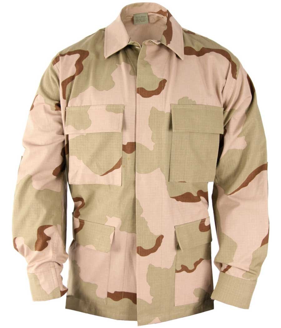 Desert Tan Uniforms, gear and accessories