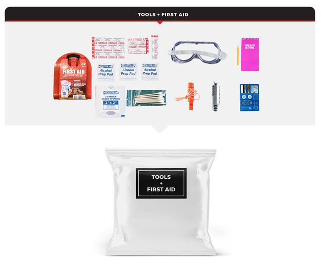 2 Person Essential Survival Kit - Survival Bag