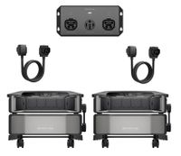 Ecoflow 2x Delta Pro Ultra Powerstations and 50 Amp Hub Kit - 14.4kW AC ...