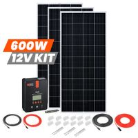 Rich Solar 600 Watt Solar Kit with 40A MPPT Charge Controller