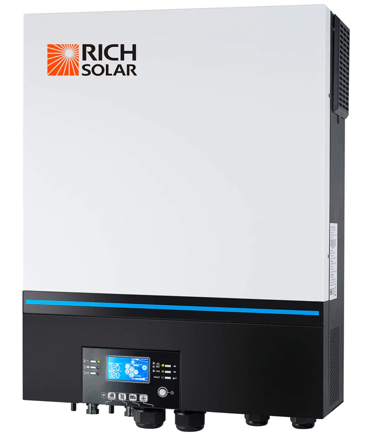 Rich Solar 6500 Watt (6.5kW) 48 Volt Off-grid Hybrid Solar Inverter ...