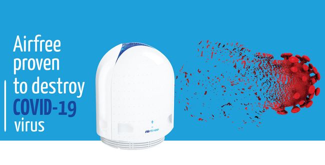 Airfree Iris 3000 Filterless Air Purifier - Color Changing Night Light