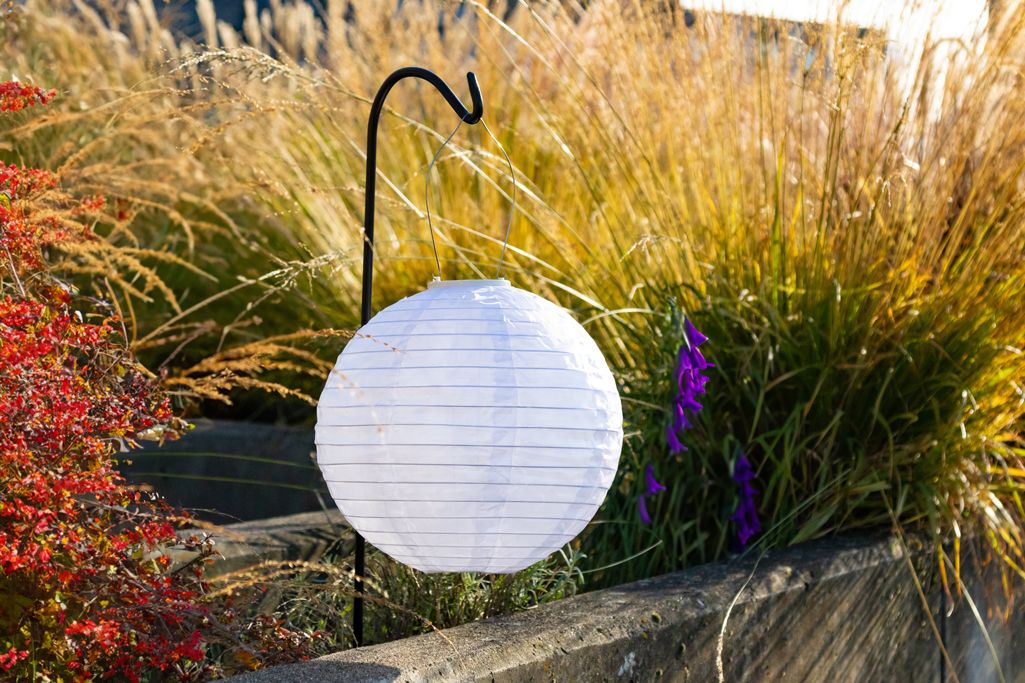 Allsop Soji Original 12 Inch Solar Globe - White