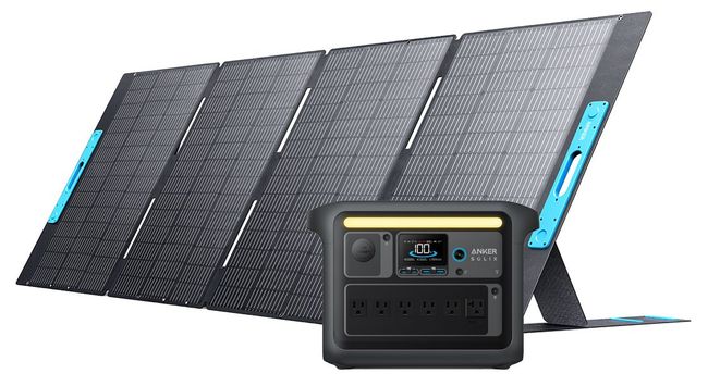 Anker SOLIX C1000X Portable Solar Generator Kit