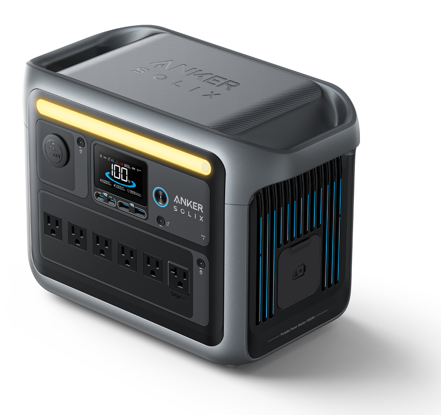 Anker SOLIX C1000X Portable Solar Generator Kit - With Anker 400W Solar ...