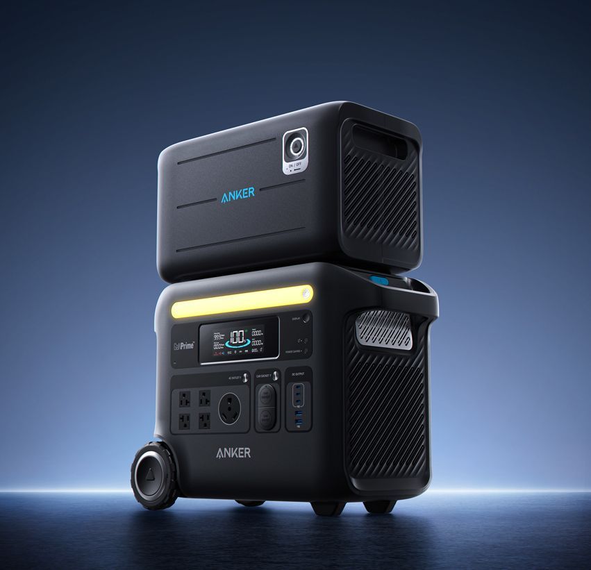 Anker SOLIX F2600 Portable Solar Generator with 2x 200W Anker Solar ...