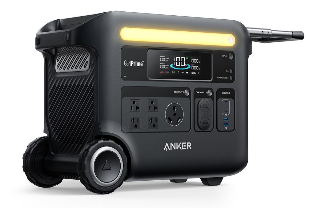 Anker SOLIX F2600 Portable Solar Generator with 400W Anker Solar Panel ...