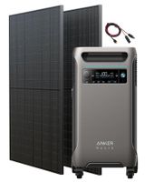 Anker SOLIX F3800 Solar Generator - 3840Wh - With 2x 400W EcoFlow Rigid ...