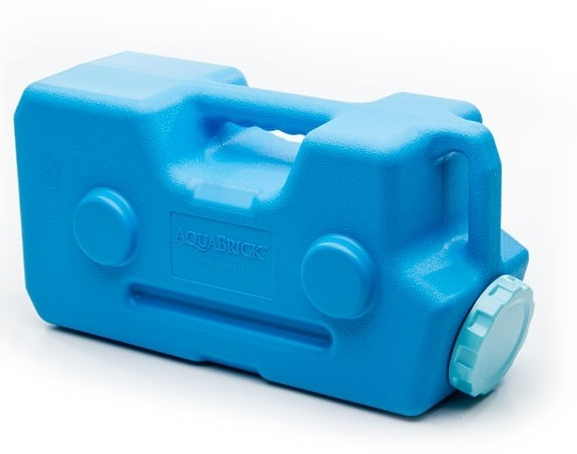 AquaBrick Food and Water Storage Container - 2 Bricks & Spigot