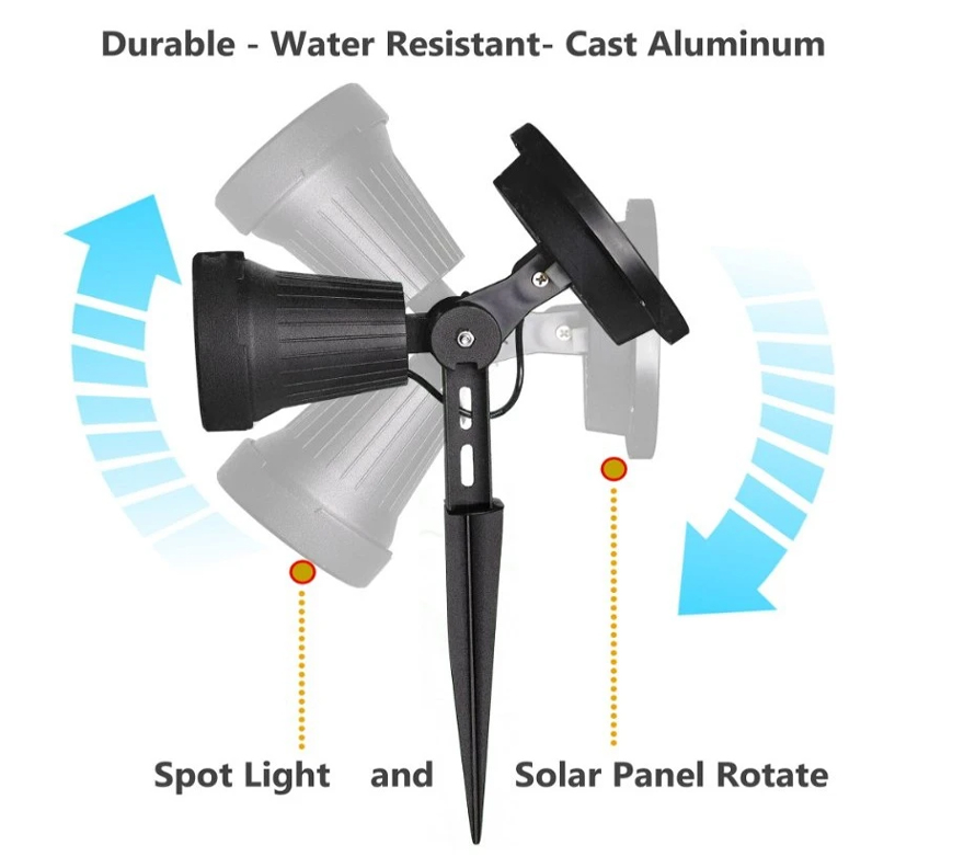 Classy Caps High Performance Solar Spotlight