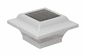 Classy Caps Imperial Solar Post Cap Light Available in Black or White ...